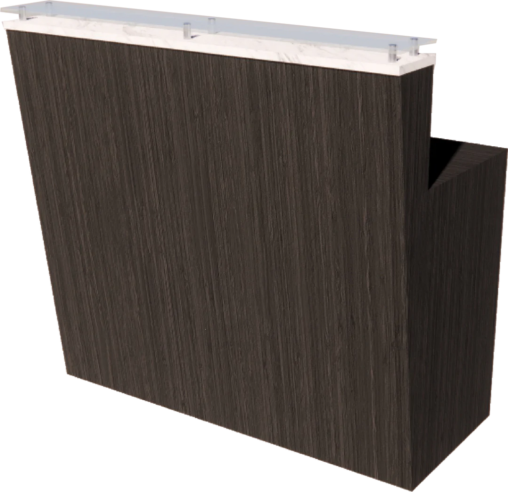 Javoe American-Made Reception Desk - 4 Ft. – Standish Salon Goods